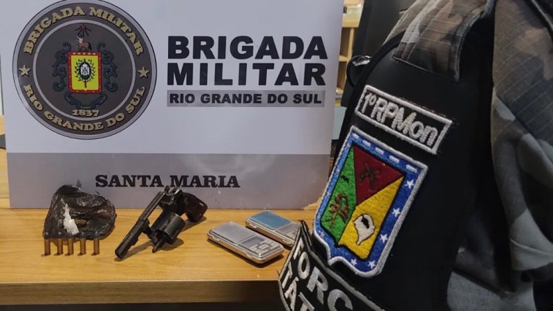 Brigada Militar Prende Homem Por Porte Ilegal De Arma De Fogo E
